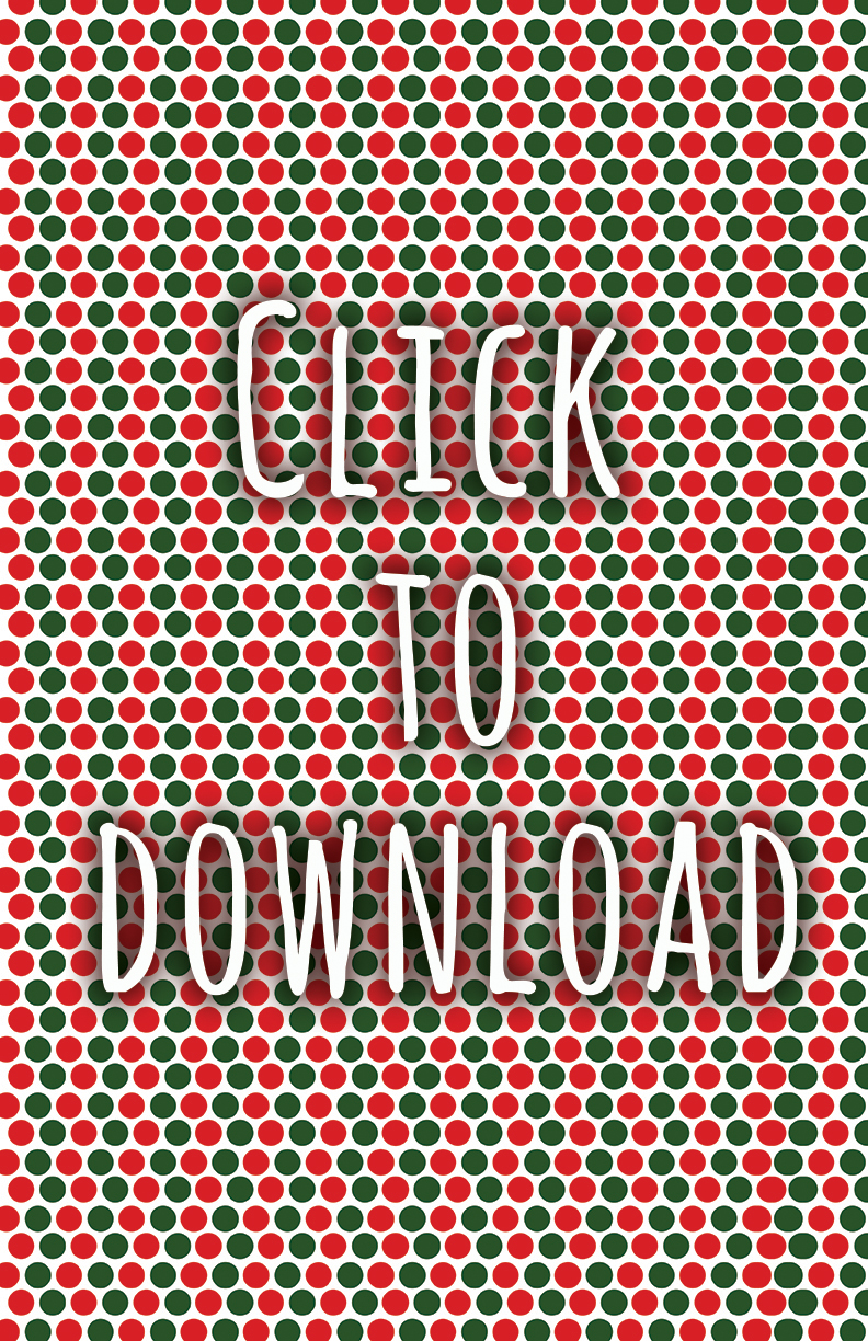 Printable Holiday Gift Wrap * Moms and Crafters