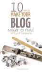 10 Tips for Making Your Blog Easier to Read * Moms and Crafters
