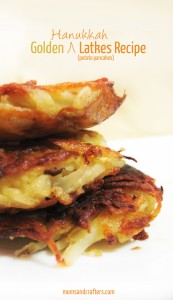Golden Potato Latkes Recipe for Hanukkah * Moms and Crafters