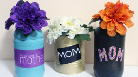 Mother's Day Vase Craft * Moms and Crafters