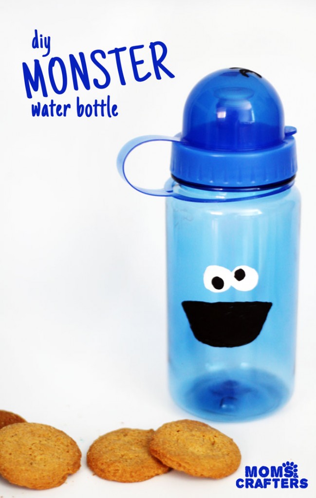 Make a Monster Water Bottle! * Moms and Crafters