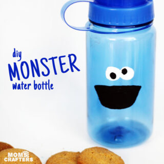 Make a Monster Water Bottle! * Moms and Crafters