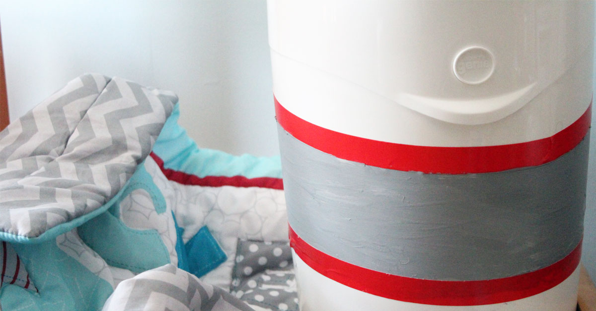 Decorate a Diaper Genie * Moms and Crafters