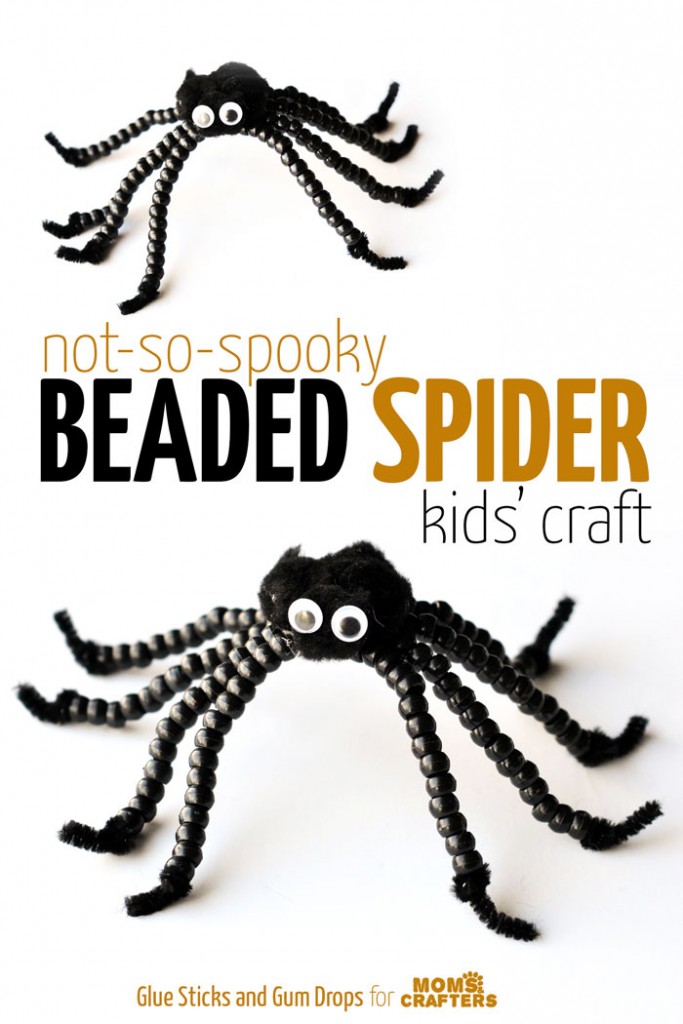 BEADED SPIDER CRAFT FOR KIDS * Moms and Crafters