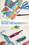 Free Printable College Care Package Notes + Ideas
