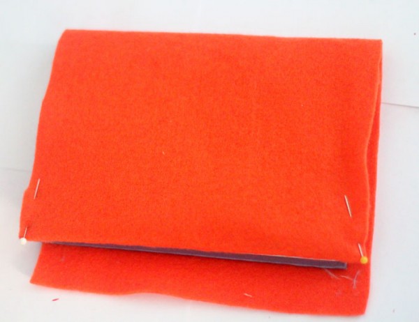 DIY Easy Felt Covered Notebook