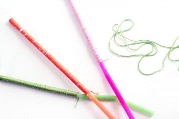 DIY String Wrapped Beads