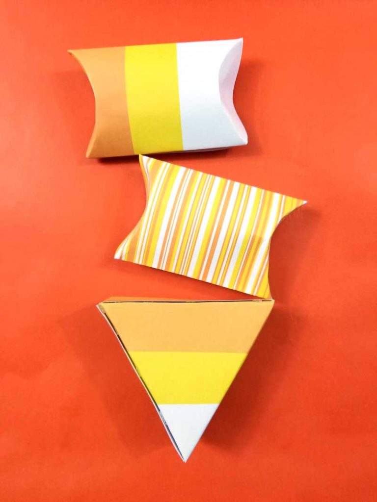 Free Printable Candy Corn Treat Boxes * Moms and Crafters