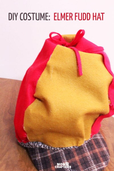 DIY Elmer Fudd Hunting Hat Costume Accessory * Moms and Crafters