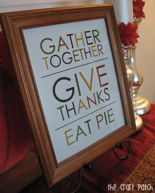 14 Beautiful + Free Thanksgiving Printables * Moms and Crafters