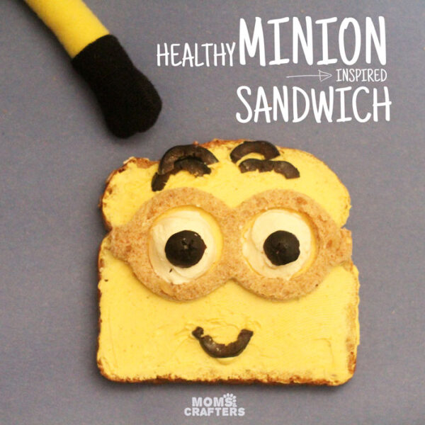 Easy, Healthy Minion Sandwich * Moms and Crafters
