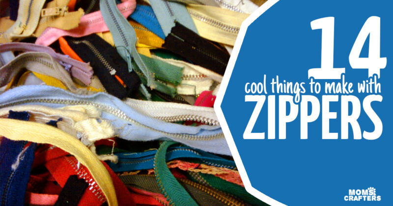 14 of the best zipper crafts! * Moms and Crafters