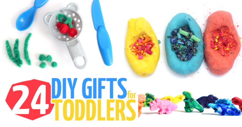 24 DIY Gifts for Toddlers * Moms and Crafters