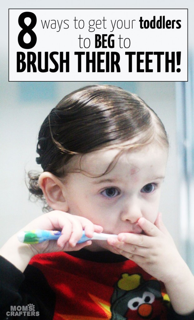 8 Tooth Brushing Tips for Toddlers * Moms and Crafters