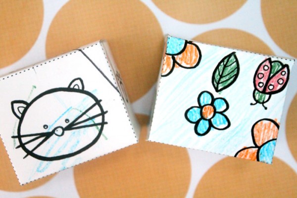 Free Printable Color in Gift Boxes for kids * Moms and Crafters