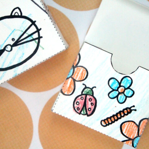 Free Printable Color in Gift Boxes for kids * Moms and Crafters