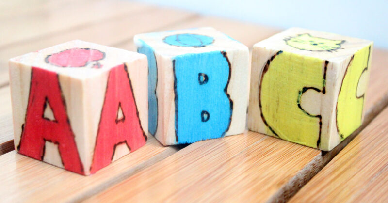 Wooden Alphabet Blocks: A DIY Baby Gift Tutorial