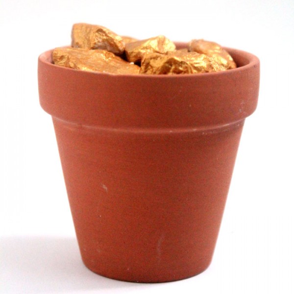 Make a Pot of Gold Nuggets Craft * Moms and Crafters