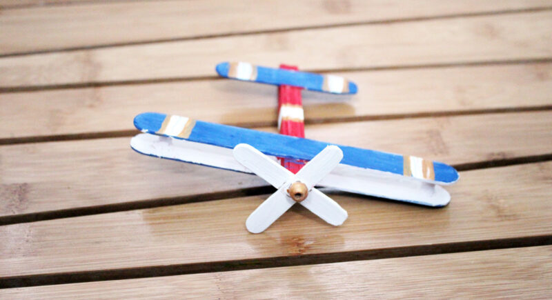 Airplane Craft: make a wooden toy airplane
