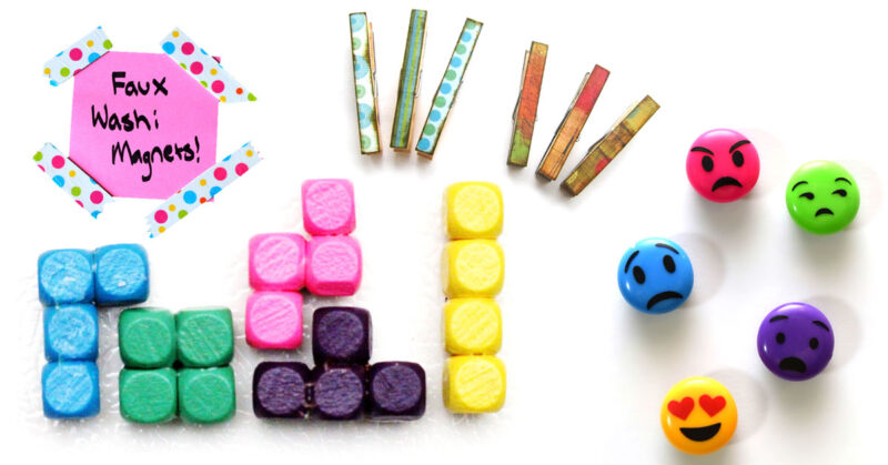 DIY Magnets for lockers and beyond... * Moms and Crafters