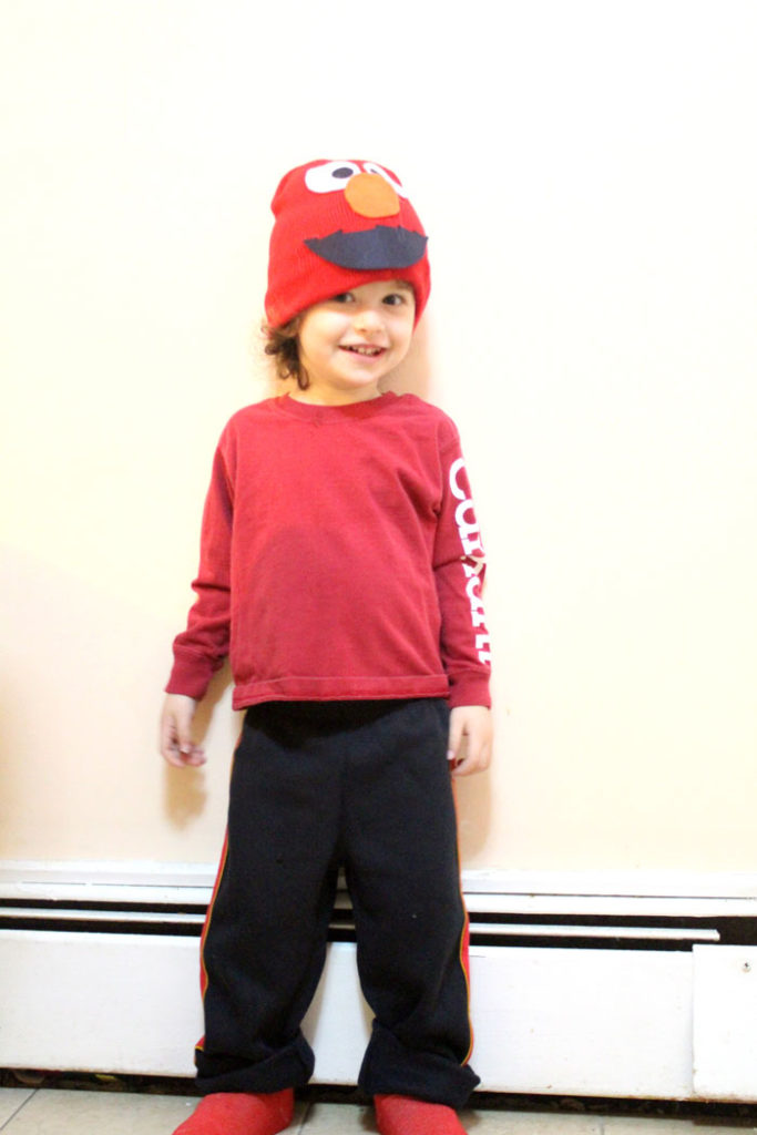 DIY Elmo Costume for Toddlers * Moms and Crafters