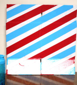 Barber Shop Party Decor - Make a Barber's Pole Centerpiece!