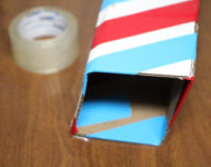 Barber Shop Party Decor - Make a Barber's Pole Centerpiece!