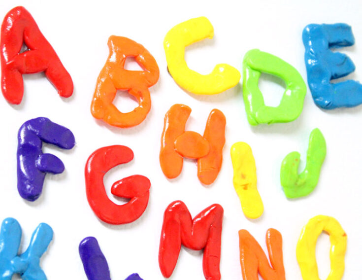 DIY Alphabet Magnets from Clay! * Moms and Crafters