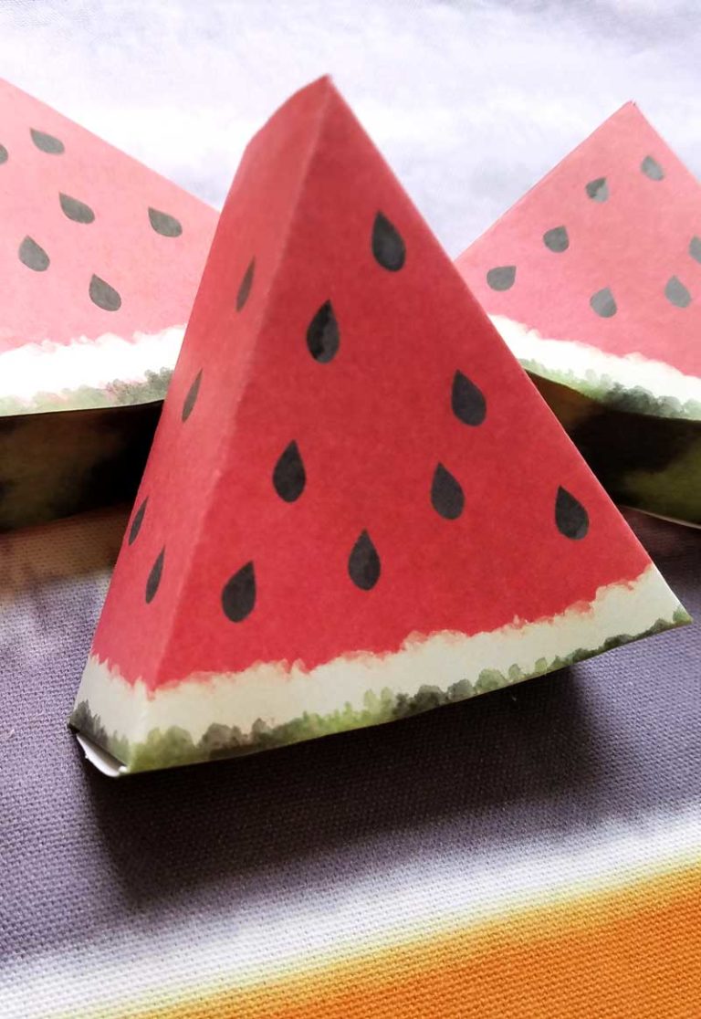 Paper Craft Templates for Play Fruit: Watermelon * Moms and Crafters