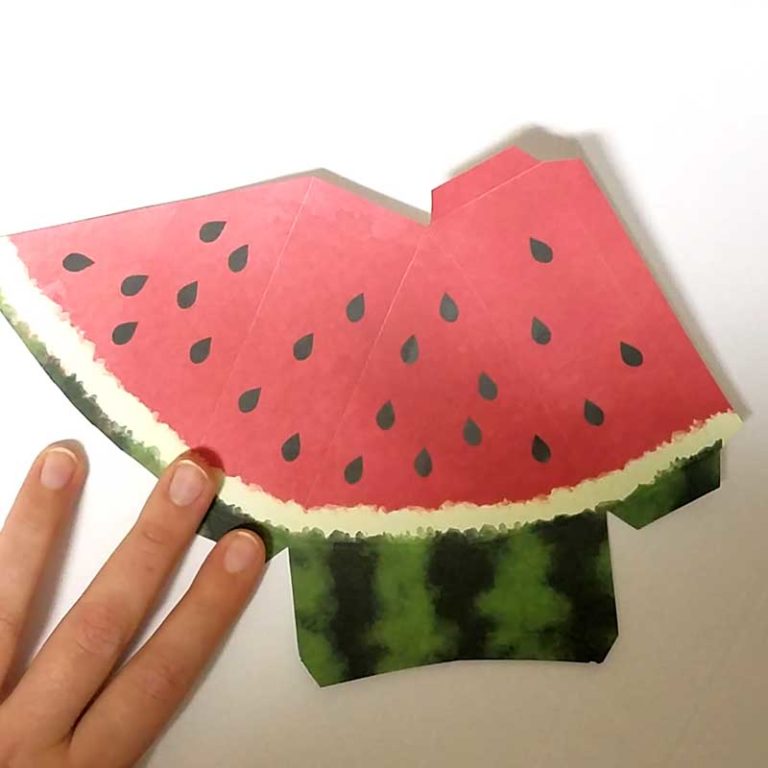 Paper Craft Templates for Play Fruit: Watermelon * Moms and Crafters