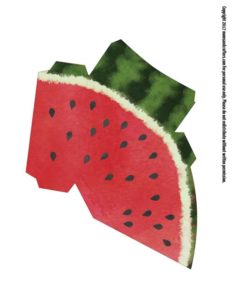 Paper Craft Templates for Play Fruit: Watermelon * Moms and Crafters