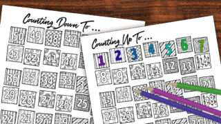 Printable Countdown Calendar and Progress Tracker - Color-in! * Moms ...