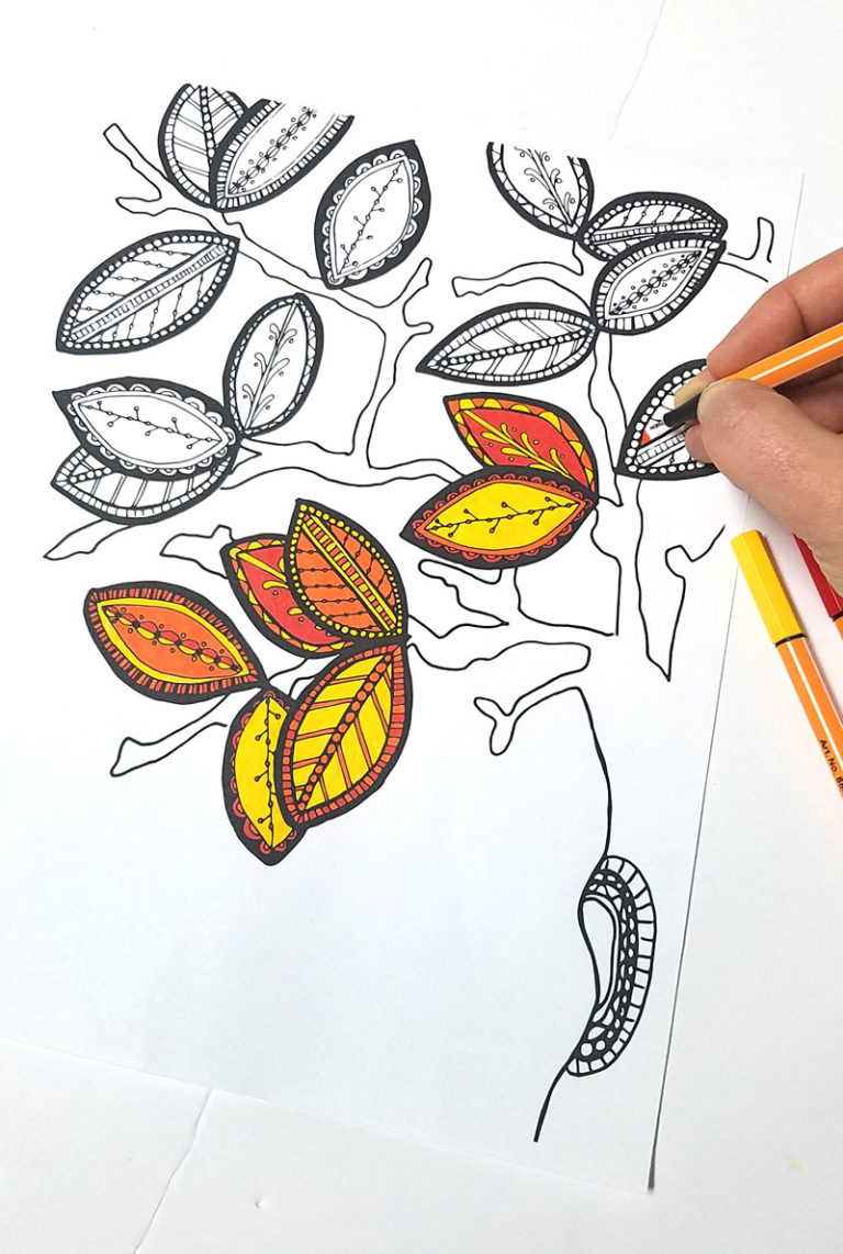 Postcards Coloring Book for Adults * Moms and Crafters