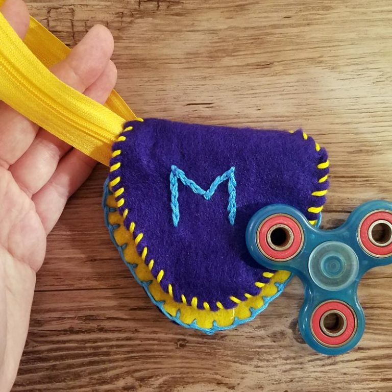 Fidget Spinner Case DIY - Super Easy Hand-Sewing Project