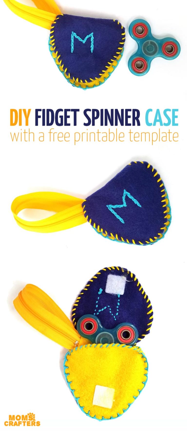 Fidget Spinner Case DIY - Super Easy Hand-Sewing Project