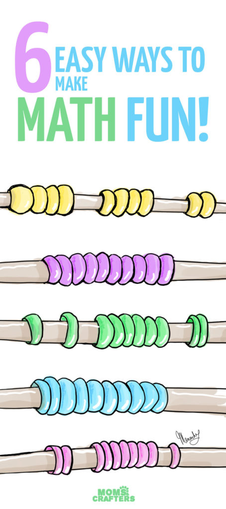 Make Math Fun - Easy Ways to Practice at Home * Moms and Crafters