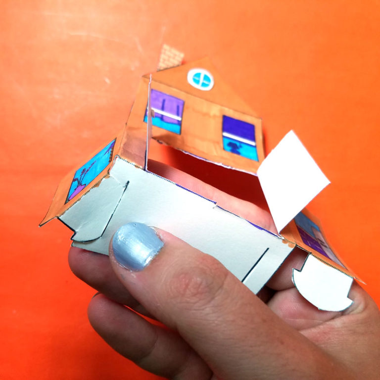 Foolproof Free Printable Paper Houses for kids and grown-ups!