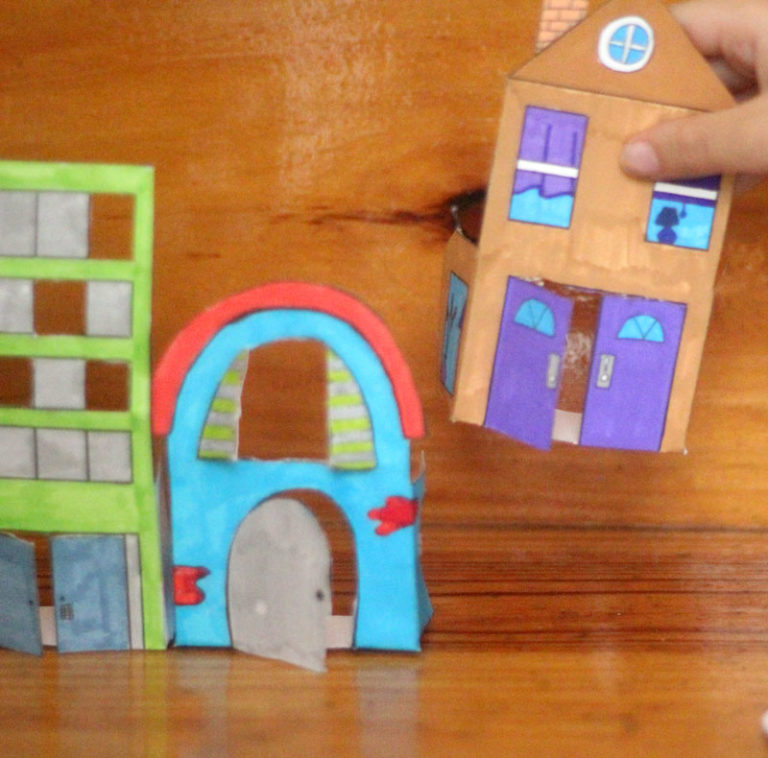 Foolproof Free Printable Paper Houses for kids and grown-ups!