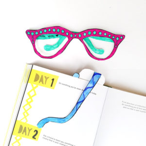 Free Printable Reading Glasses Coloring Bookmarks * Moms and Crafters