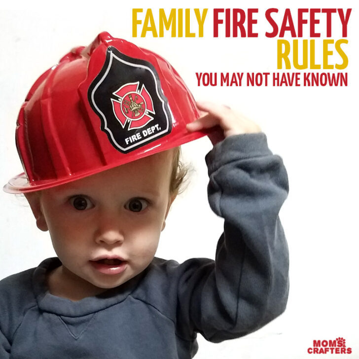 Family Fire Safety Rules You May Not Have Known * Moms and Crafters
