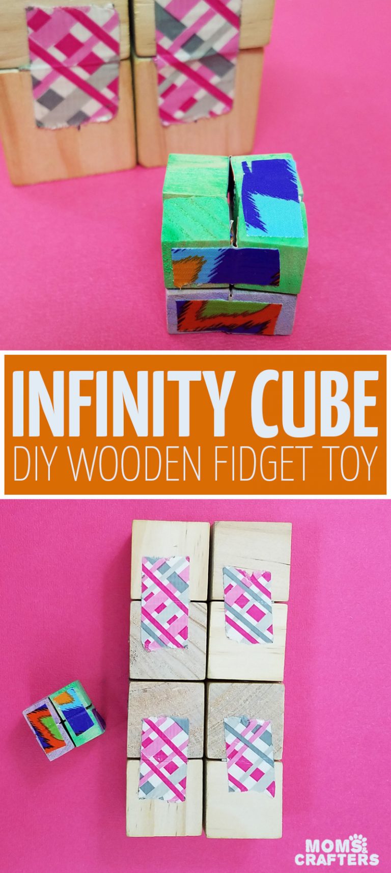 Infinity Cube Fidget Toy DIY - Easy Afternoon Craft