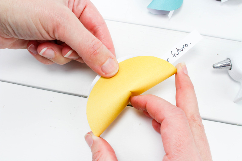 Paper Fortune Cookies - Easy Paper Craft for Teens and Tweens