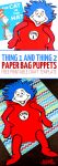Thing 1 and Thing 2 Puppets - Free Printable Template * Moms and Crafters
