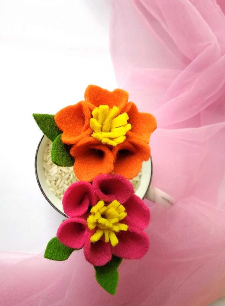 Felt Flower Template - Drinking Straw Flower Craft * Moms and Crafters