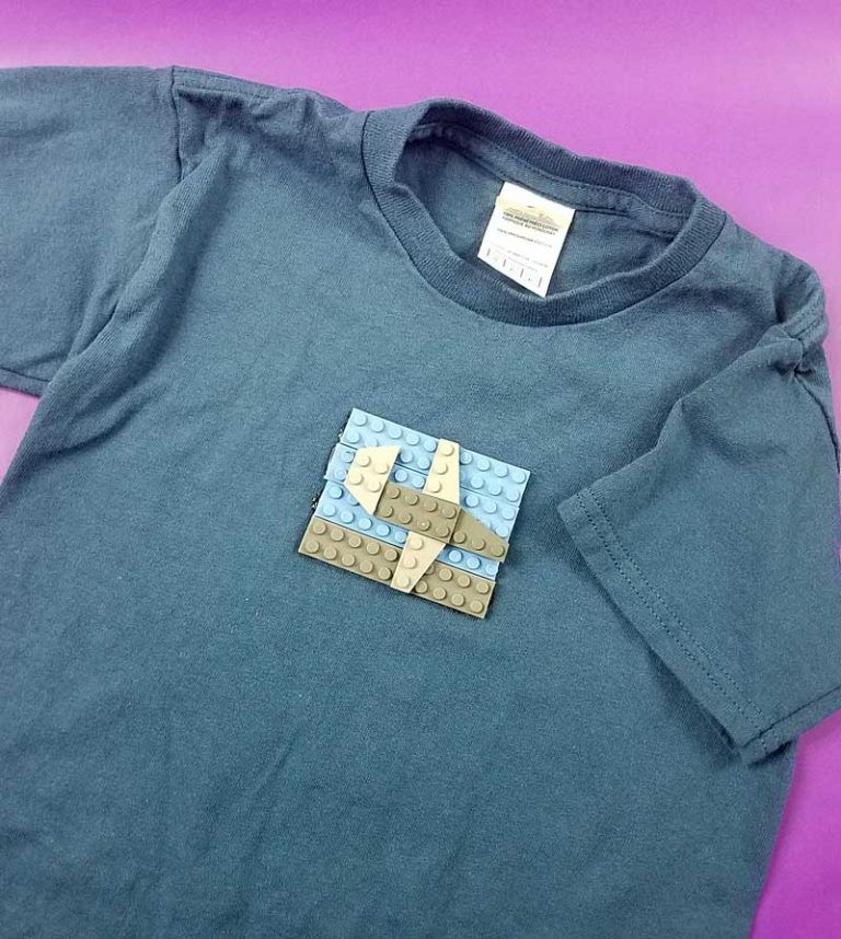 LEGOs T-shirt - Make A Shirt with real LEGO bricks! * Moms and Crafters
