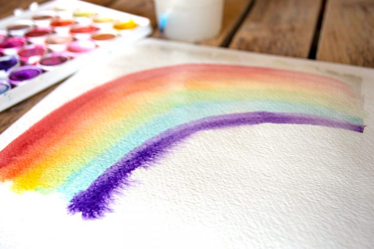 Watercolor Techniques for beginners * Moms and Crafters