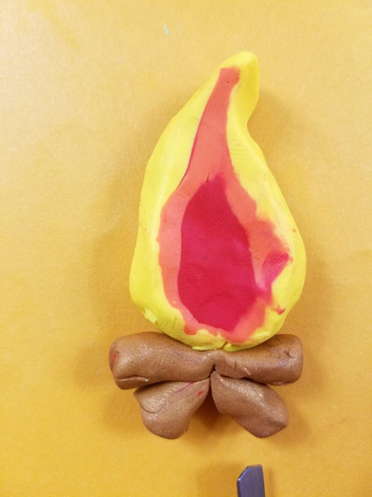 Bonfire Craft - Polymer Clay Necklace * Moms and Crafters