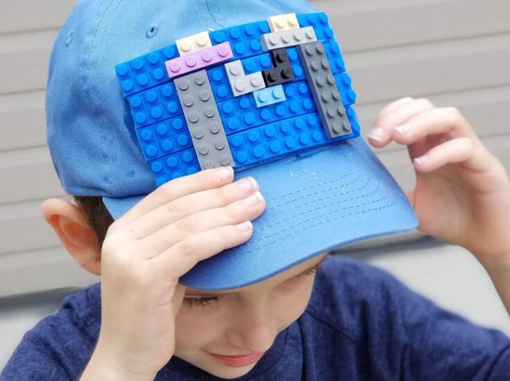 LEGO Cap - Create a Super Cool Cap using Real Bricks! * Moms and Crafters