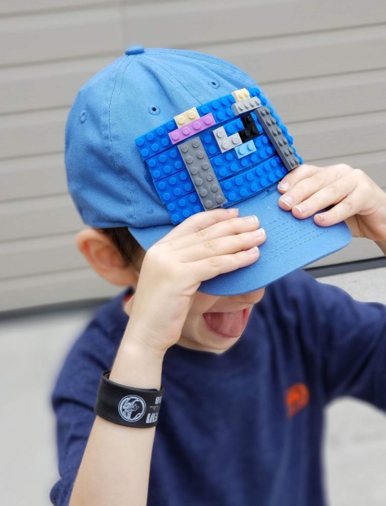 LEGO Cap - Create a Super Cool Cap using Real Bricks! * Moms and Crafters