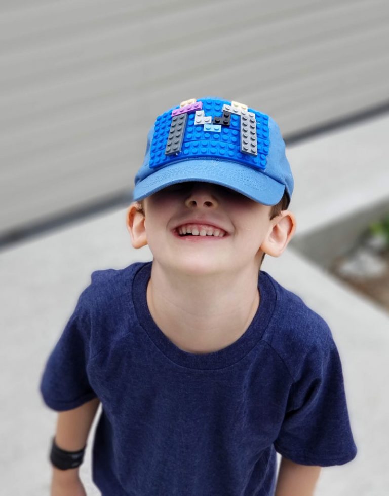 LEGO Cap - Create a Super Cool Cap using Real Bricks! * Moms and Crafters
